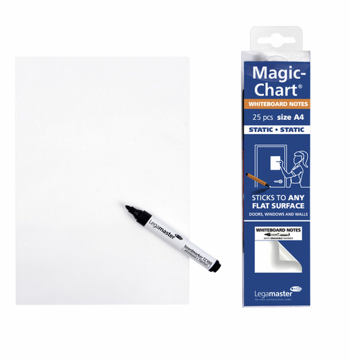 Magic-Chart Notes Legamaster Whiteboard 20X30CM Wit 25 Vel ...