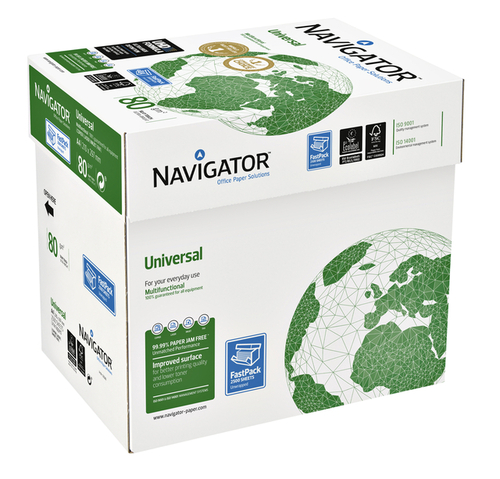 Kopieerpapier Navigator Universal Nonstop A4 80GR Wit 2500 Vel ...
