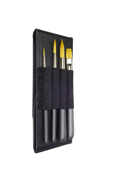 Penselenset Zahn Travel Buddy 4-Delig | Kantoorartikel | 1421519 | Bruna
