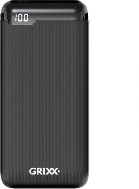 Powerbank Grixx PD 20000Mah Zwart | Kantoorartikel | 1430780 | Bruna