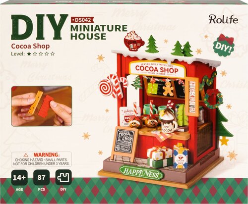 Cocoa Shop Christmas Robotime Modelbouwpakket | Puzzel | 1434834 | Bruna