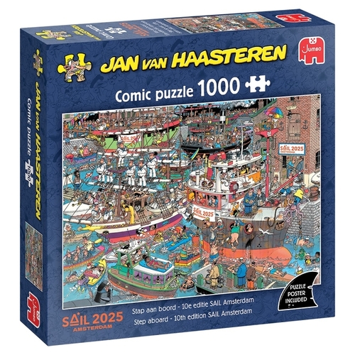 Puzzel JVH Stap Aan Boord 10 Jaar Sail Adam 1000st | Puzzel | 1436671 ...