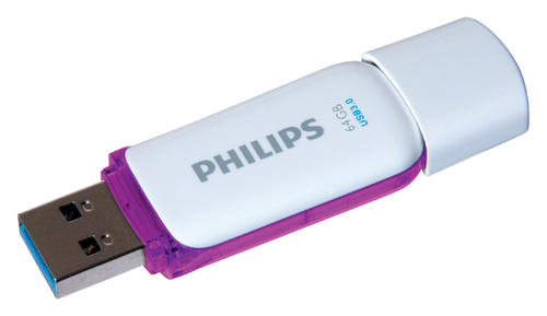 Usb-Stick 3.0 Philips Snow Edition Magic Purple 64GB | Kantoorartikel ...