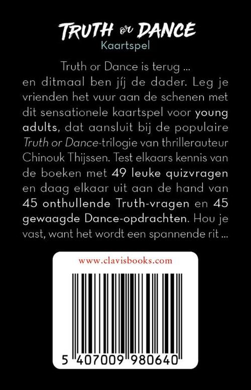 Kaartspel Truth or Dance, Clavis Uitgeverij | Overig | 5407009980640 ...