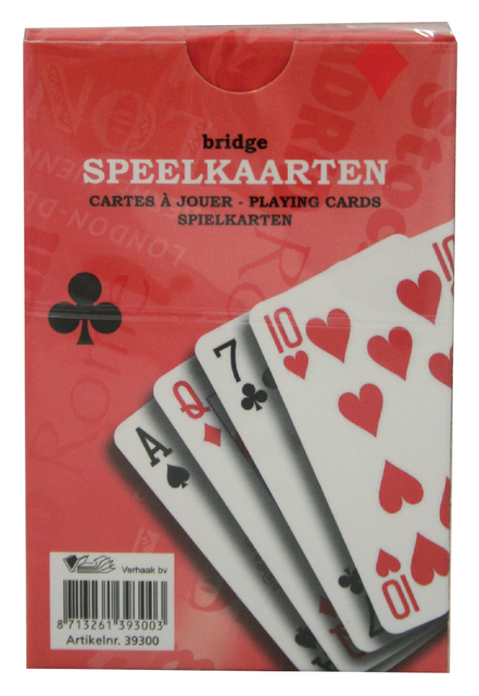 Speelkaarten Premium Rood | Spel | 798572 | Bruna