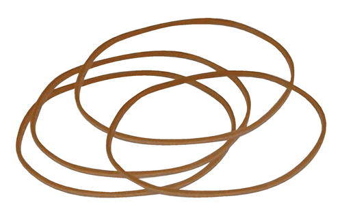 Elastiek Standard Rubber Bands 22 100X1.5MM 50GR 130 Stuks Bruin ...