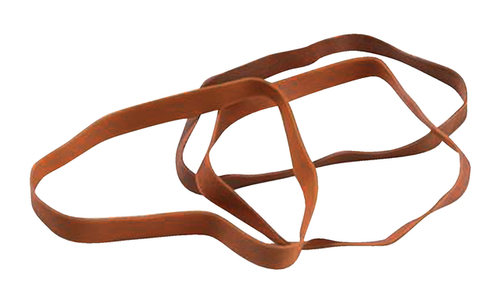Elastiek Standard Rubber Bands 66 110X5MM 500GR 360 Stuks Bruin ...