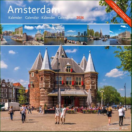 Amsterdam maandkalender 2026, Bekking & Blitz Uitg. | Overig ...