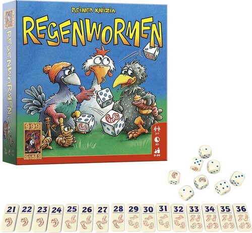 Regenwormen | Spel | 8717249192053 | Bruna