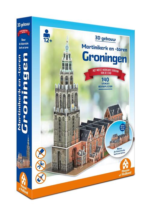 3D Gebouw - Martinikerk Groningen (140 Stukjes) | Puzzel ...