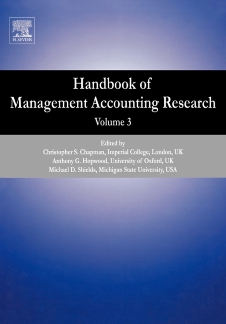 Handbook of Management Accounting Research, Elsevier Science ...