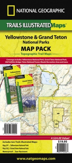 Yellowstone/grand Teton National Parks, Map Pack Bundle, National ...
