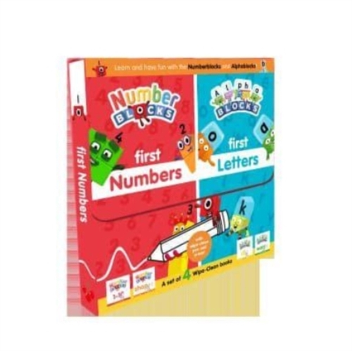Numberblocks and Alphablocks: My First Numbers and Letters Set (4 wipe ...