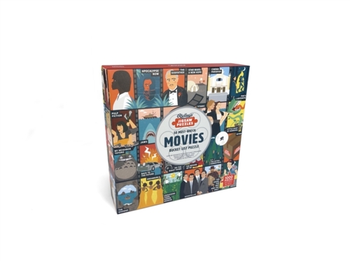 50 Must-Watch Movies Bucket List 1000-Piece Puzzle, Ridley's Games ...