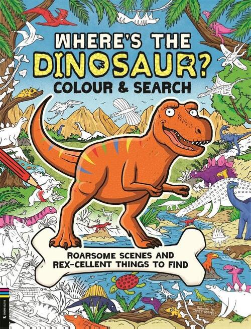 Where’s the Dinosaur? Colour and Search, Buster Books | Boek ...