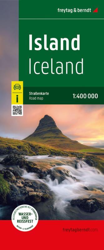Iceland Road Map, Freytag-Berndt | Topografische kaart | 9783707923742 ...