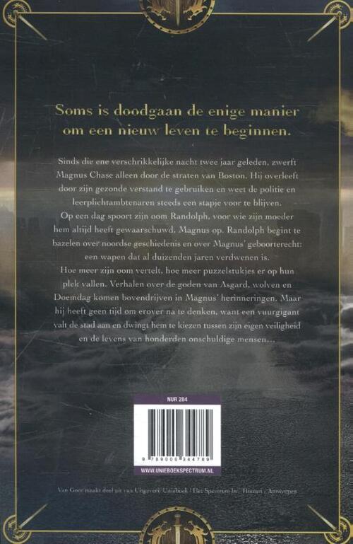 Magnus Chase en de goden van Asgard 1 - Het Verdoemde Zwaard, Rick ...