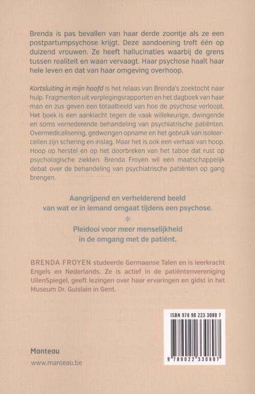 Kortsluiting in mijn hoofd, Brenda Froyen | Boek | 9789022330807 | Bruna