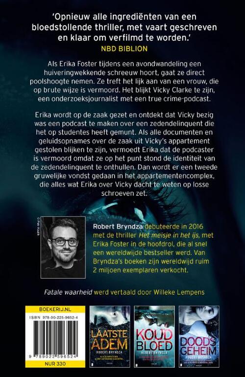 Erika Foster 7 - Fatale waarheid, Robert Bryndza | Boek | 9789022596524 ...