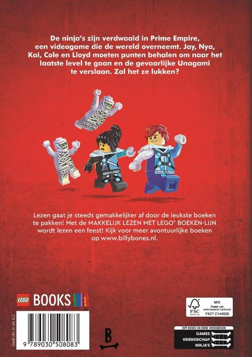 Lego Ninjago: Ninja-gamers!, Billy Bones | Boek | 9789030508083 | Bruna