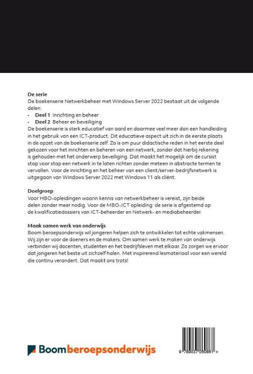 Netwerkbeheer met WINDOWS SERVER 2022, Jan Smets | Boek | 9789037260861 ...