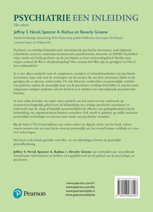 Psychiatrie, een inleiding, Spencer A. Nevid | Boek | 9789043038126 | Bruna