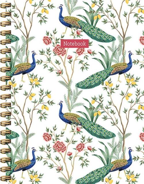 Peacock notebook (lijnen) spiraalboek / Peacock notebook (ligné) carnet ...