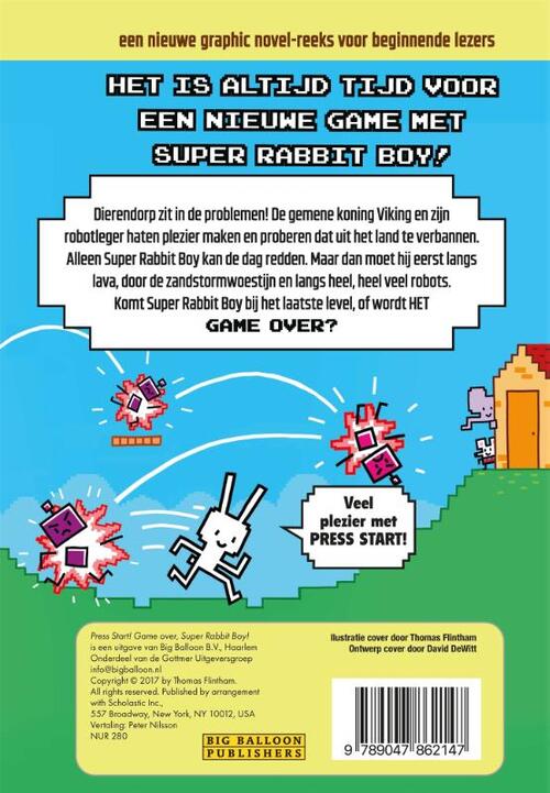 Game over, Super Rabbit Boy!, Thomas Flintham | Boek | 9789047862147 ...