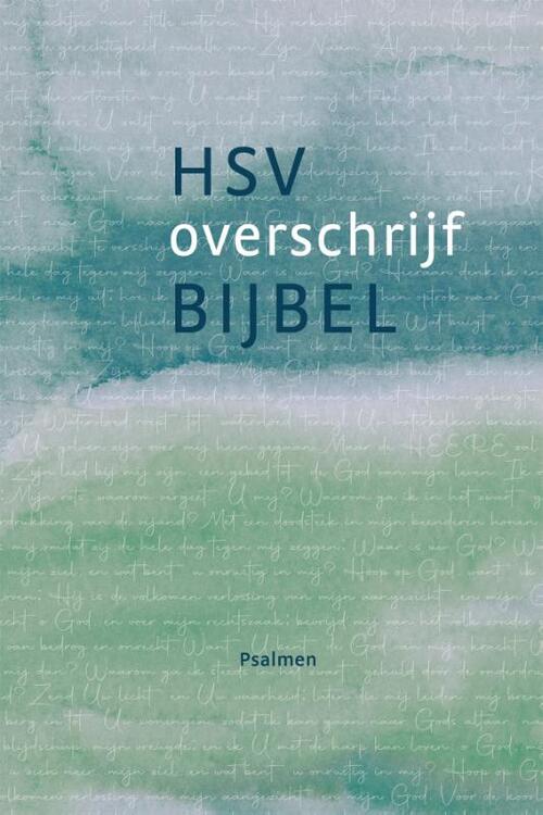 HSV overschrijfbijbel Psalmen, Jongbloed | Boek | 9789065395429 | Bruna