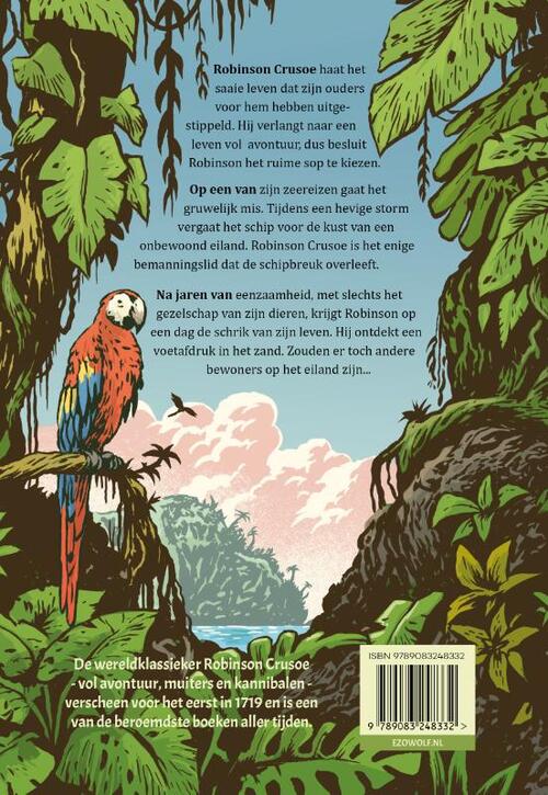 Robinson Crusoe, Daniël Defoe | Boek | 9789083248332 | Bruna