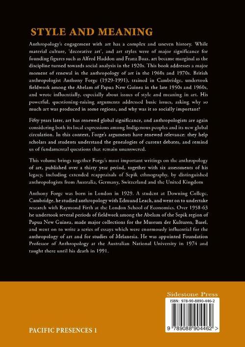 Style and Meaning, Anthony Forge | Boek | 9789088904479 | Bruna