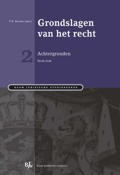 Grondslagen van het recht 2: Achtergronden, Boom Juridisch | Boek ...