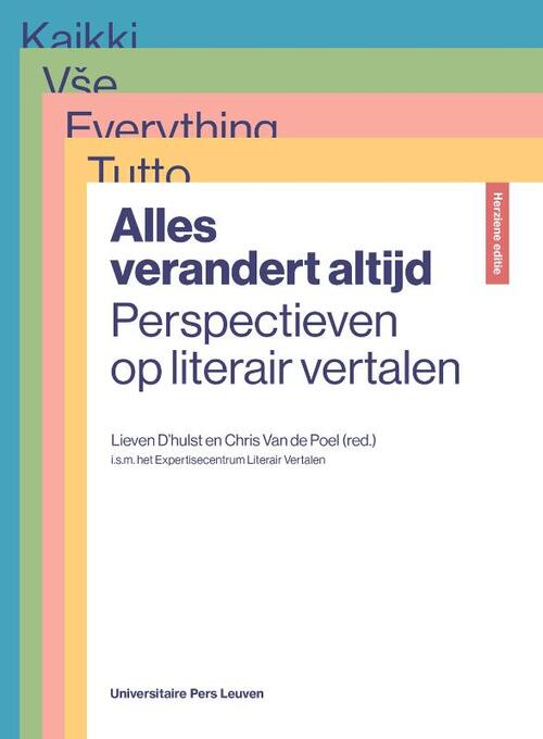 Alles verandert altijd, Universitaire Pers Leuven | Boek ...