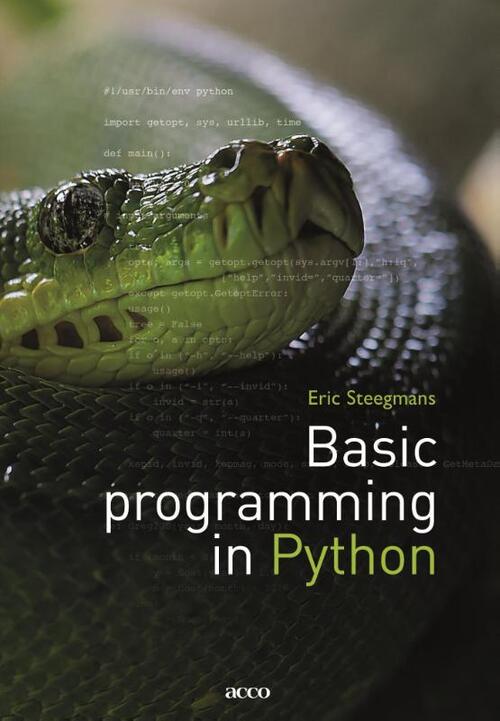 Basic programming in Python, Eric Steegmans | Boek | 9789463440233 | Bruna