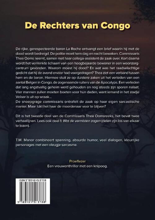 De Rechters van Congo, Crime Series Publishing | Boek | 9789464513738 ...