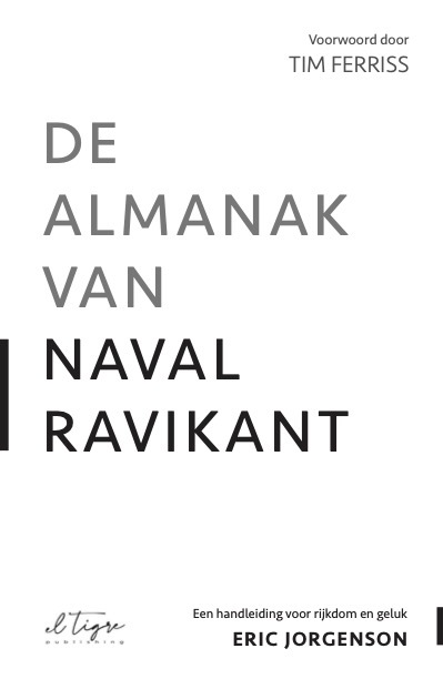 De almanak van Naval Ravikant | Boek | 9789464663129 | Bruna