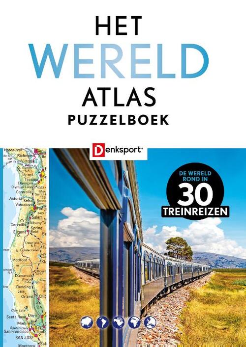 Het Wereld Atlas Puzzelboek- Treinreizen (BE) | Boek | 9789493361102 ...