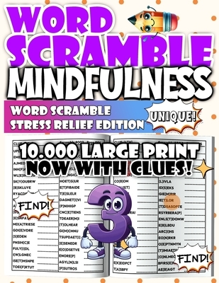 Mindfulness Word Scramble - Stress Relief Edition: Unwind, relax, and ...