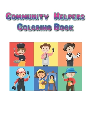 Community Helpers Coloring Book, Swetha Prabhakaran | Boek ...