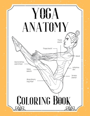 Yoga Anatomy Coloring Book: Visual Guide Movement Yoga Poses Coloring ...