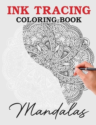 Ink Tracing Coloring Book - Follow the White Lines to Reveal a Unique ...