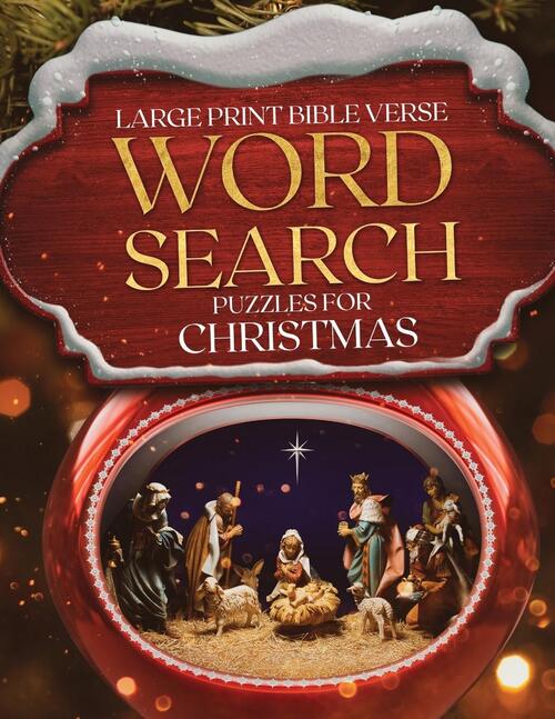 Large Print Bible Verse Word Search Puzzles for Christmas, HL Kinney ...